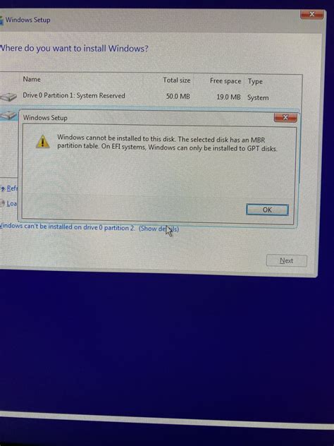 Tried Installing Windows 10 64x Onto My New Computer When Attempting