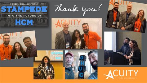A Huge Thank You To Ohug Oracle Acuity Cloud Solutions