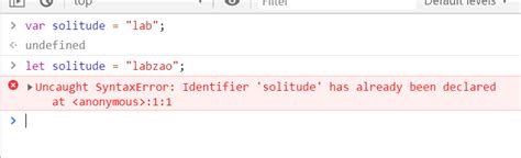 Javascript Es6 Declaração De Variáveis And Escopo Solitude Lab