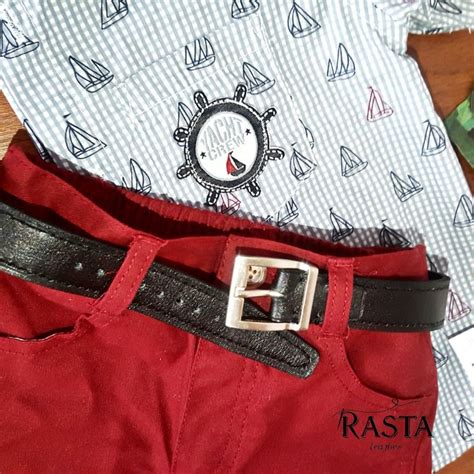 کمربند بچه گانه Leather Rasta Fashion