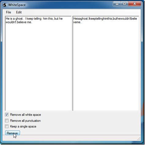 whitespace remover eliminate whitespace from text