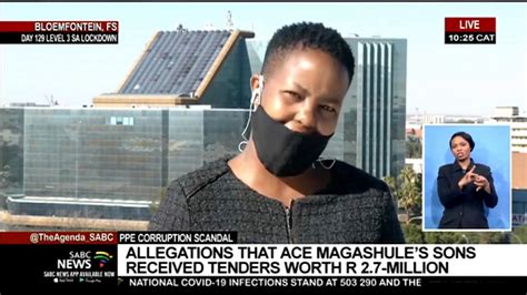 Update Allegations That Sons Of Ace Magashule Received Covid 19 Tender