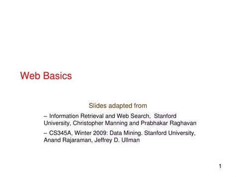 Ppt Web Basics Powerpoint Presentation Free Download Id1687550