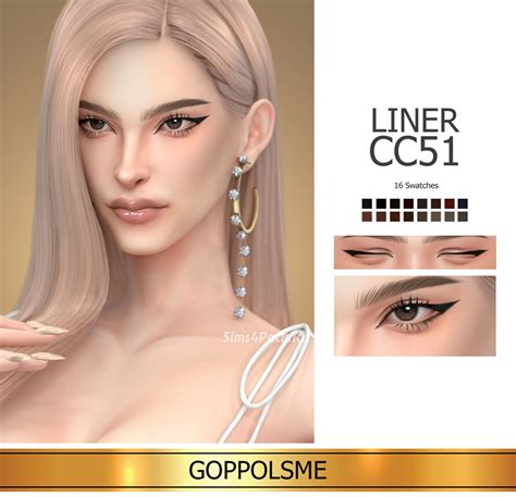 Подводка для глаз Liner Cc51 скачать для Симс 4