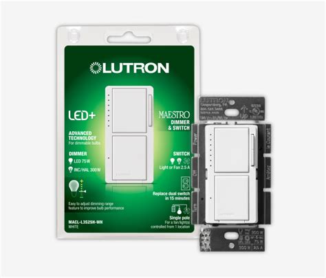 Maestro Dual Control Led Dimmer And Timer Switch Lutron