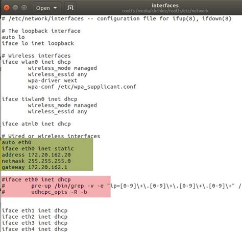 Linux Etc Network Interfaces Processors Forum Processors TI E2E