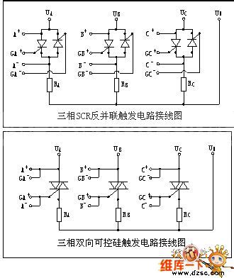 The Phase SCR Trigger Circuit Power Supply Circuit Circuit Diagram SeekIC Com