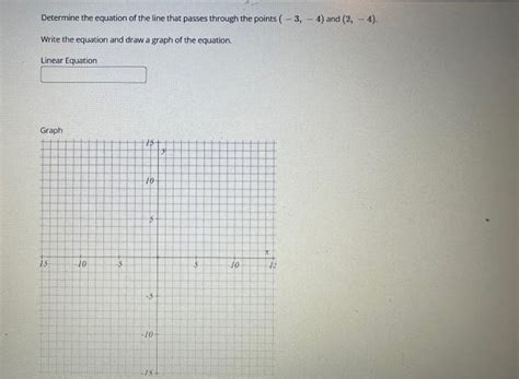 Solved Write The Equation Of The Line Shown Below Be Sure Chegg Com