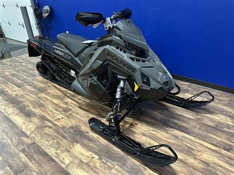 2025 Polaris® 9r Switchback Assault 146 Shadow Gray Gloss Black Wheels Powersports