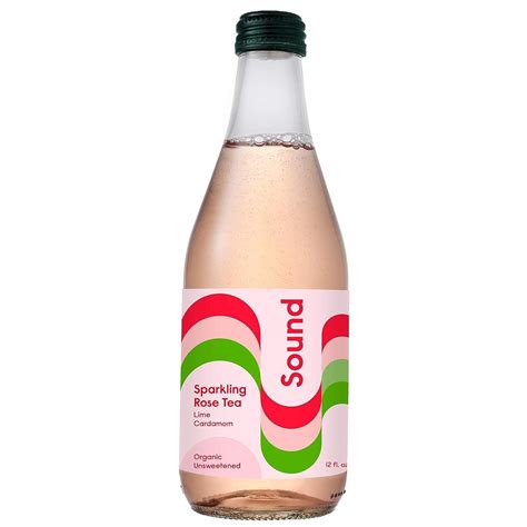 Sound Organic Sparkling Tea Rose Tea With Lime And