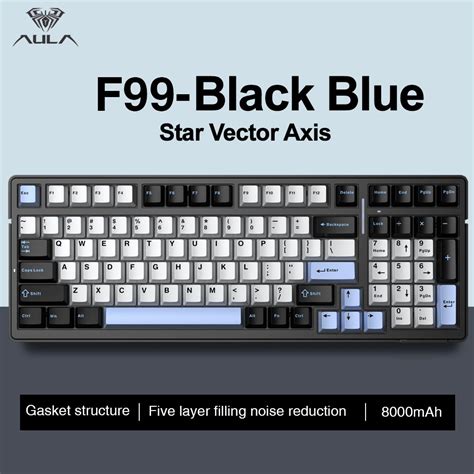 AULA F Customized Mechanical Keyboard Keys The Three Mode Connection Hot Swap Gasket