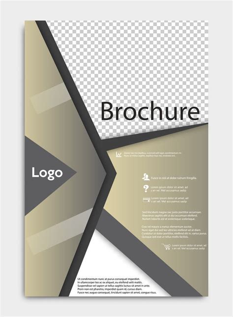 연례 보고서 브로셔 전단지 디자인 서식 파일 벡터 Ai Eps Uidownload