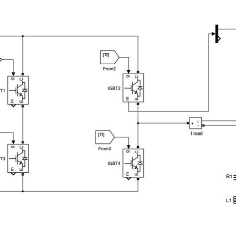 Basic Structure Of A Bridge Single Phase Voltage Inverter In The Download Scientific Diagram