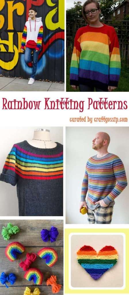 Rainbow Knitting Patterns For Pride And Beyond Knitting