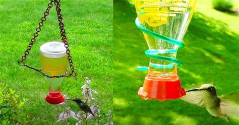 How To Make Hummingbird Feeder From A Soy Sauce Bottle Diy Joy