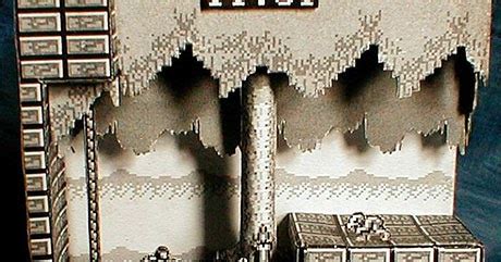 Castlevania The Adventure Shadow Box Paperized Crafts