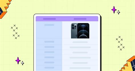 7 different data table examples on websites
