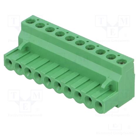 Pluggable Terminal Block 5 08mm Ways 3 Straight Plug Female Mecsu Vn