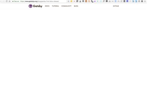 Gatsby Website Not Showing Up In Chrome · Issue 1189 · Gatsbyjsgatsby · Github