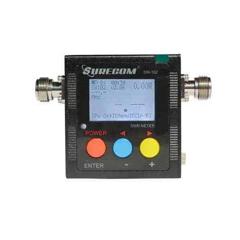 Surecom Sw 102 125 525mhz Vhf Uhf Antenna Power And Swr Meter Digital Vhf Uhf Swr And Power Watt