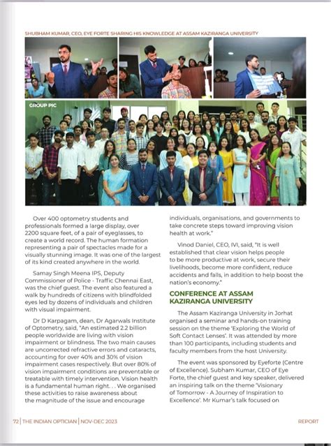 subham kumar on linkedin conferencehighlights optometryinsights