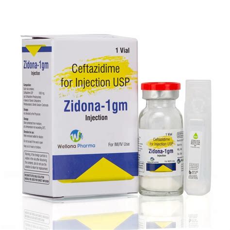 Ceftazidime 1gm Injection For Anti Infective And Common Disease Medicines 1000 Mg At ₹ 45 Pack