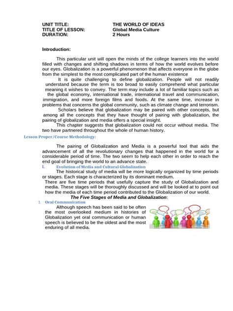 Cultural Globalization Pdf Globalization Writing