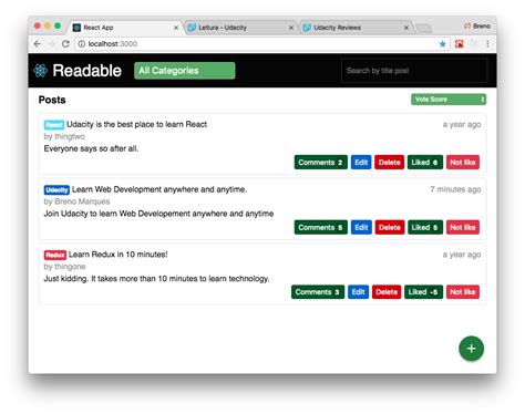 Github Brolamreactnd Readable O Readable é Um Projeto Acadêmico Desenvolvido No Curso