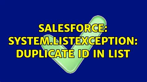 Systemlistexception Duplicate Id In List Quotes Sites