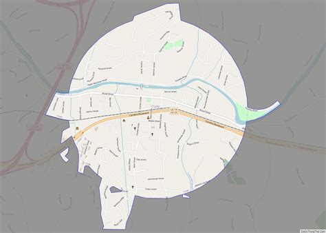 Map Of Clyde Town North Carolina Thong Thai Real