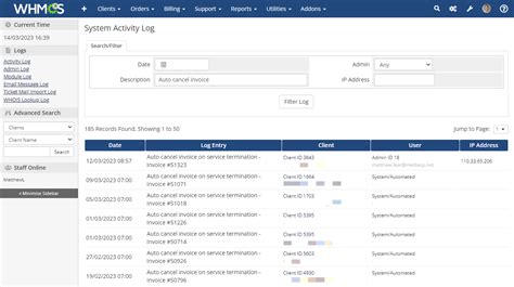 Auto Cancel Invoice On Termination WHMCS Marketplace