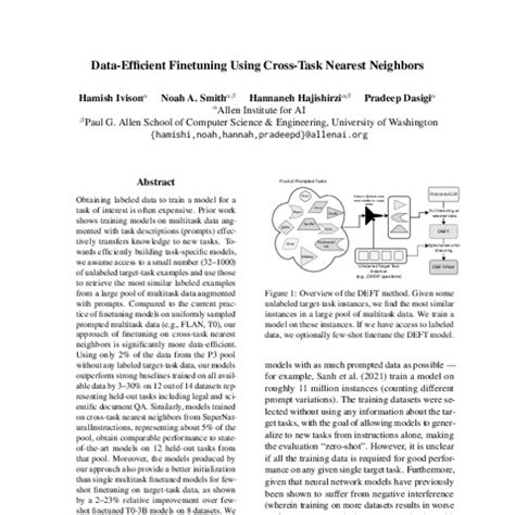 Data Efficient Finetuning Using Cross Task Nearest Neighbors Acl