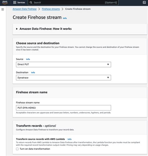 How To Ingest Cloudwatch Metrics To Dynatrace Using Amazon Data Firehose And Cloudwatch Metric