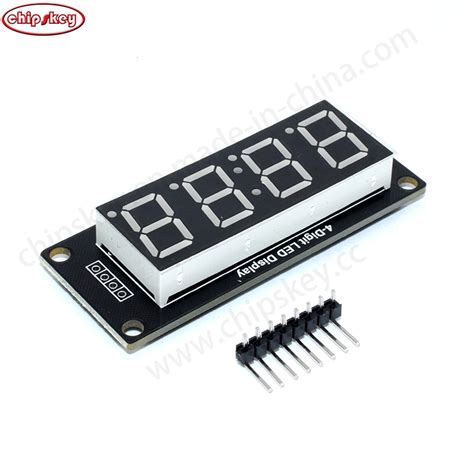 Ckx5952 Green Tm1637 Led Display Module 4 Digit 7 Segment 056 Inch Time Clock Indicator Tube
