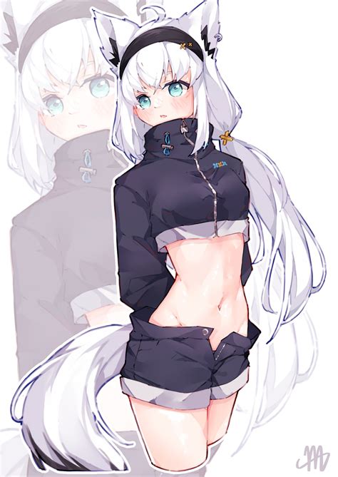 Shirakami Fubuki Hololive Drawn By Ma Draws Danbooru