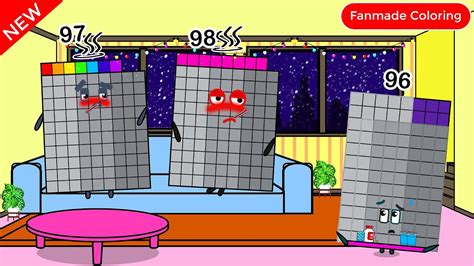 Oh No Numberblocks 97 98 Is Sick Numberblocks Fanmade Coloring Story Youtube