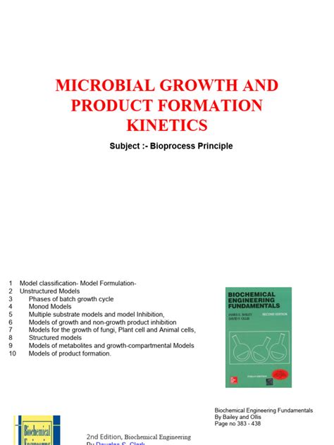 Bioprocess Principle Unit Iv Compiled Pdf Conceptual Model Mathematical Model