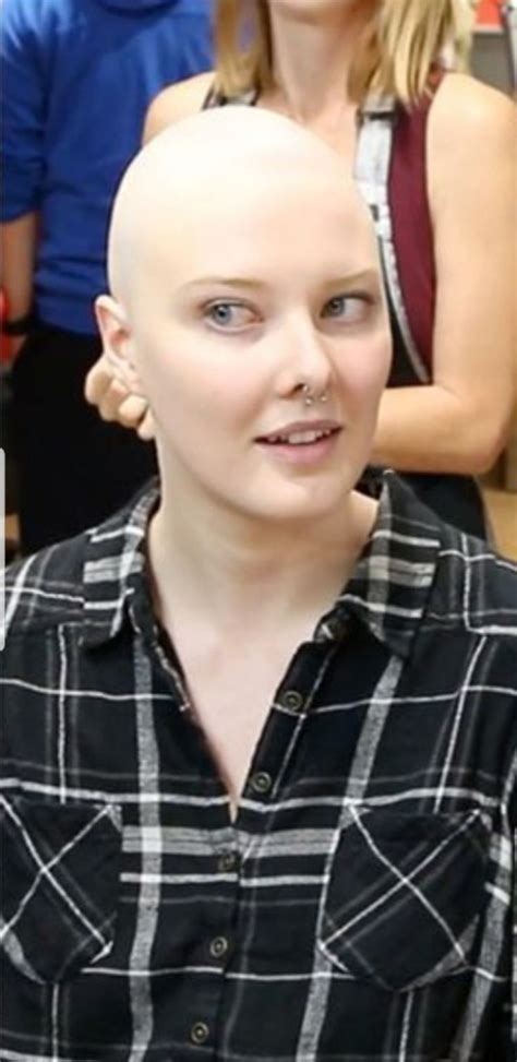 Pin By Ashley Boasso On Bald Women In Shaved Head Women Bald Women Shaved Girls