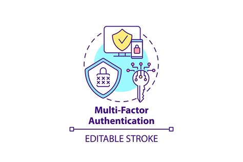 Multi Factor Authentication Concept Icon Graphic By Bsd Studio · Creative Fabrica