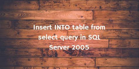 Sql Server Query World