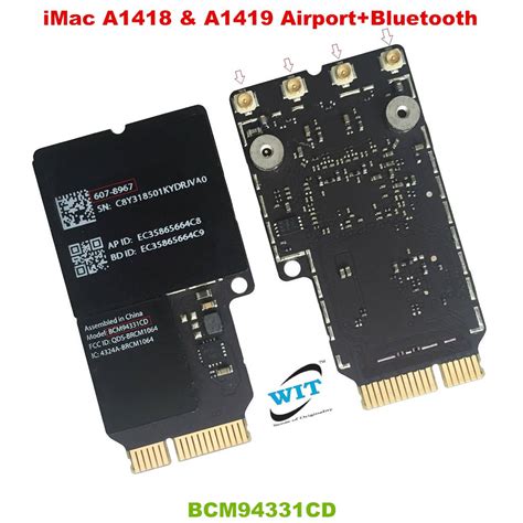 WIFI Wireless Airport Bluetooth Card Module 802 11 N Model Bcm94331cd For Apple IMac 27