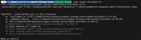 Interopability Issue When Running In Esm Output Mode · Issue 3423 · Web Infra Devrspack · Github