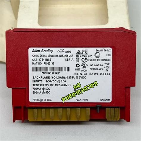Jual Allen Bradley 1734 Ib8s Safety Sinking Input Module Jakarta
