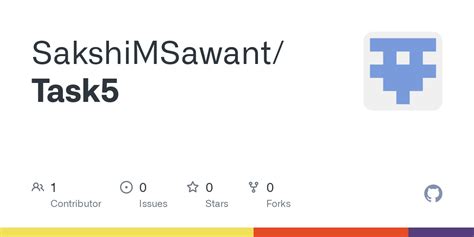 Github Sakshimsawanttask5