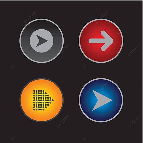 Arrow Icon Button Navigation Link Arrow Vector Navigation Link Arrow