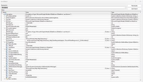 Deciphering Odata Error Microsoft Community Hub
