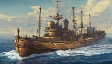 Premium Ai Image Old Ship