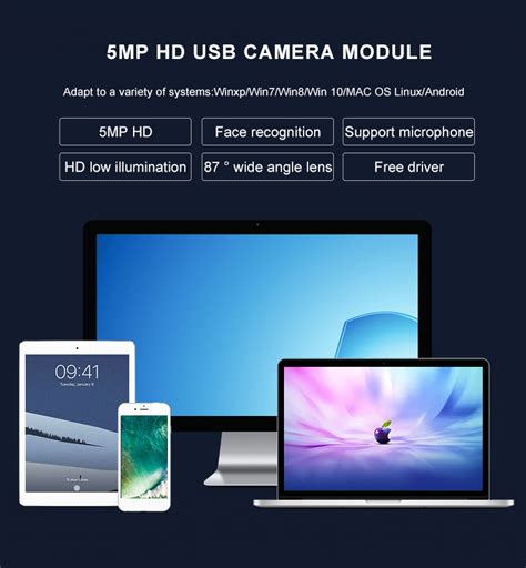 Ov5647 Camera Module Night Vision 5mp Auto Focus Camera Module Hsell Security Camera Supplier