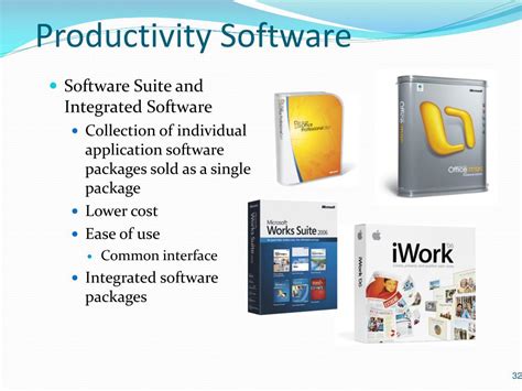 Ppt Application Software Productivity Tools For Educators Powerpoint Presentation Id 4919595
