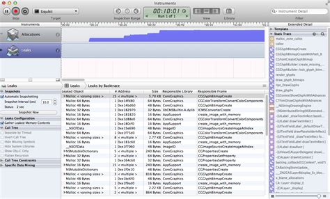 Iphone Testing Ios App With Instruments For Memory Leaks Stack Overflow
